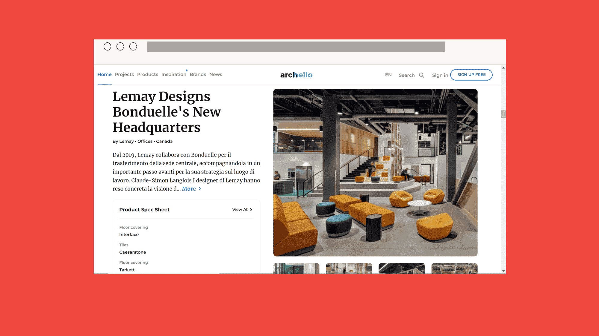 Nortera on top in Archello’s list of inspiring projects | Lemay - Architecture and design