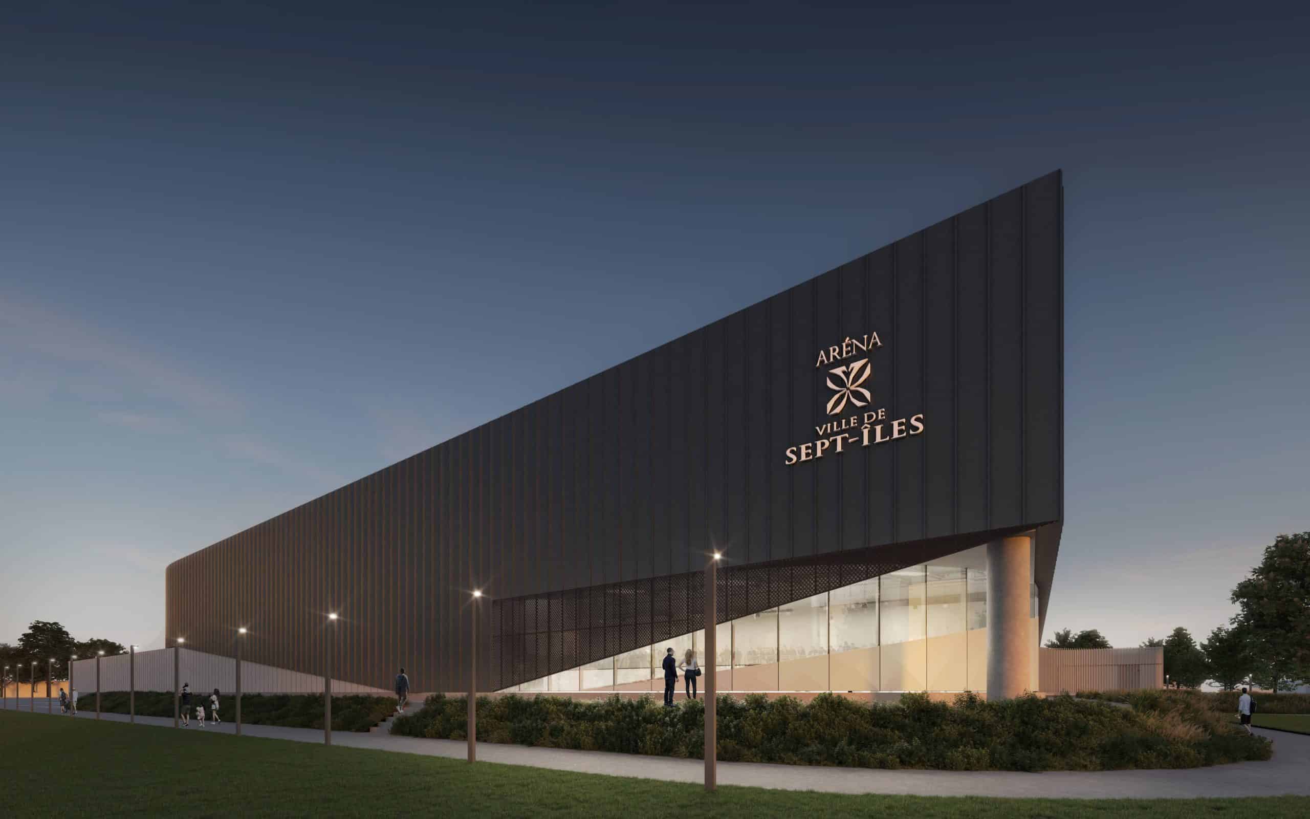 Sept-Îles Arena | Lemay - Architecture and design